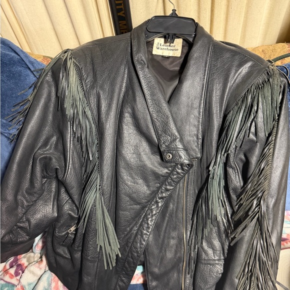 leather warehouse | Jackets & Coats | Vintage Leather Warehouse Black ...